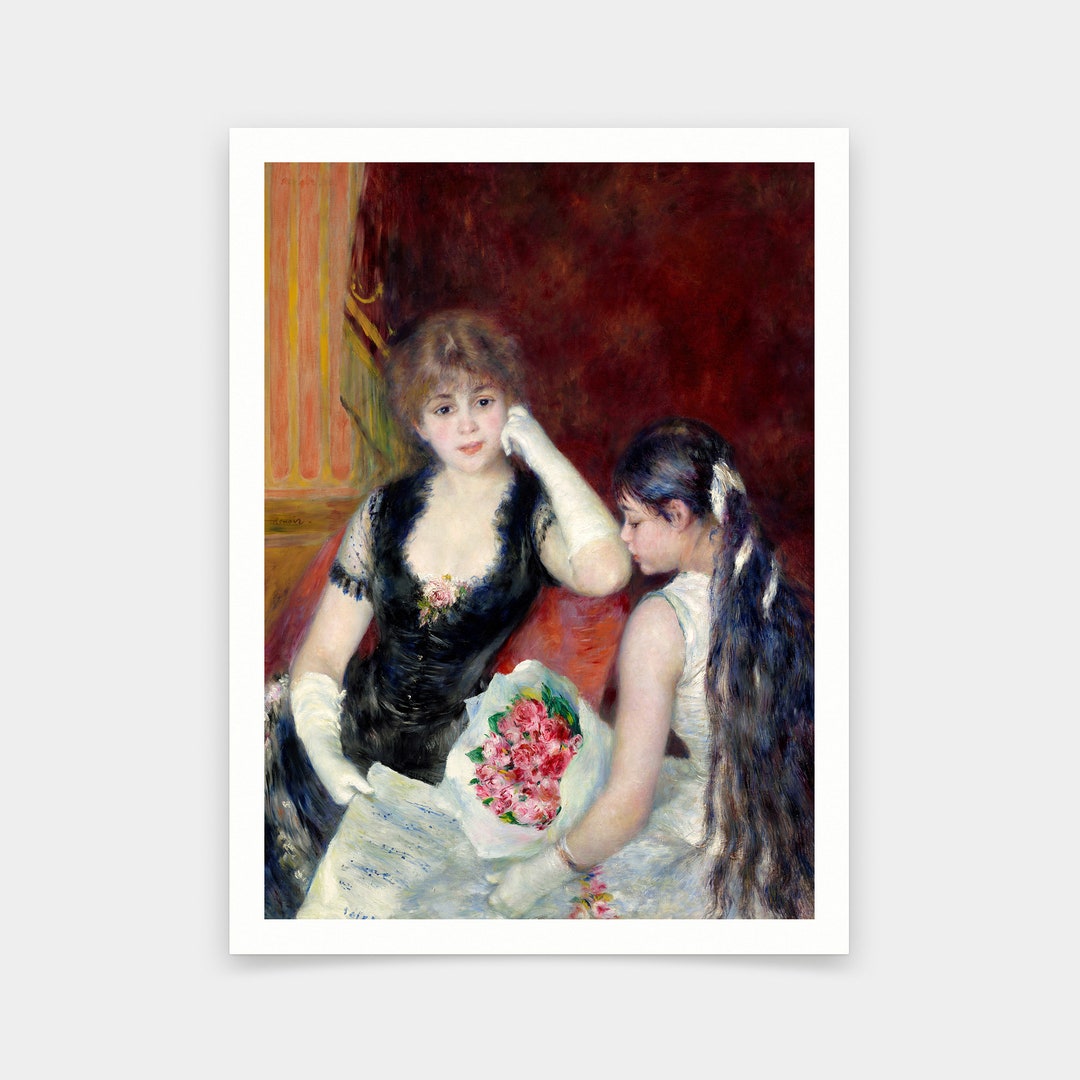 Pierre-auguste Renoir,a Box at the Theater (at the Concert),art Prints ...