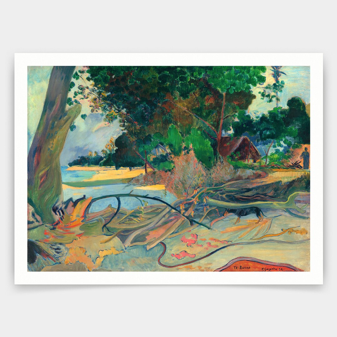 Paul Gauguin,te Burao ,the Hibiscus Tree,1892,art Prints,vintage Art ...