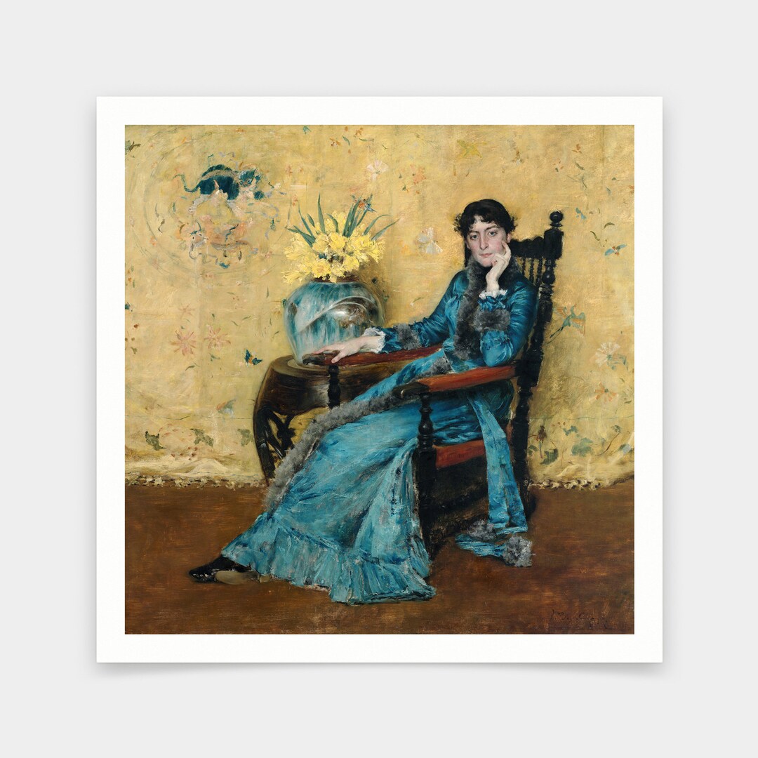 William Merritt Chase,portrait of Dora Wheeler,art Prints,vintage Art ...
