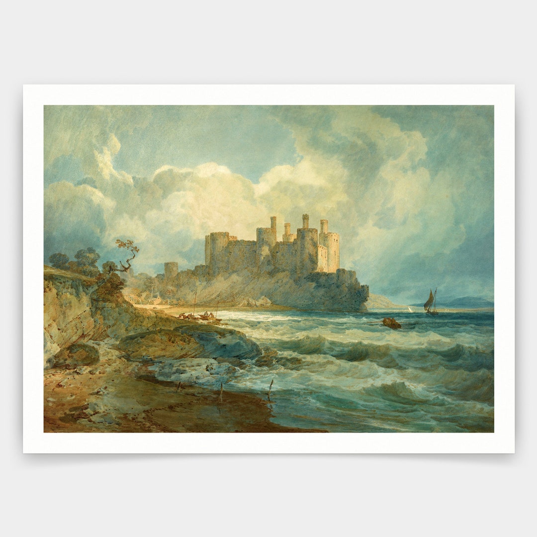 Joseph Mallord William Turner,conway Castle, North Wales, 1798,art ...