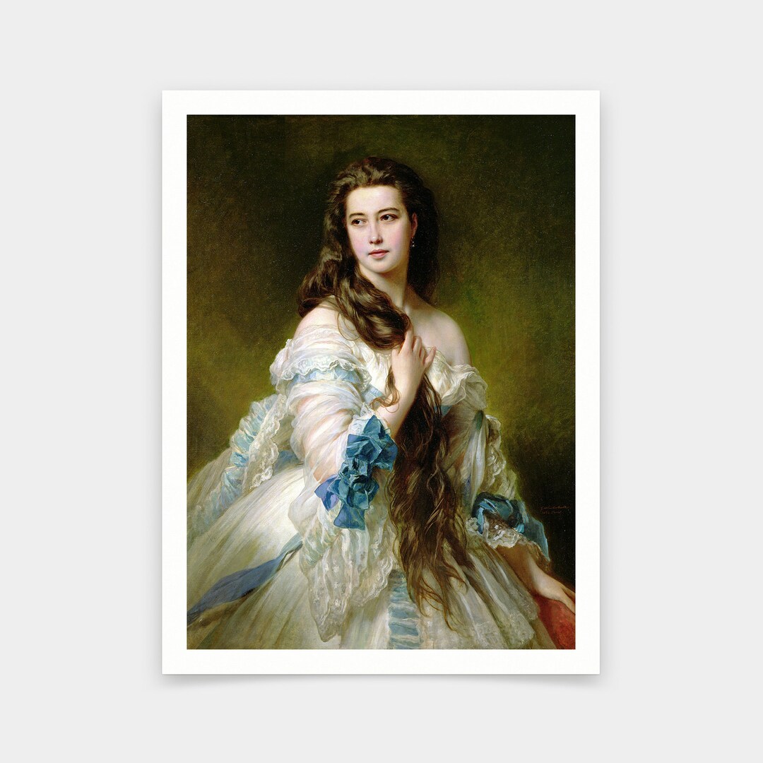Franz Xaver Winterhalter,portrait of Madame Rimsky Korsakov,art Prints ...