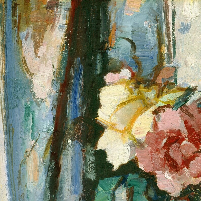 Samuel John Peploestill Liferose in Vaseart Printsvintage - Etsy