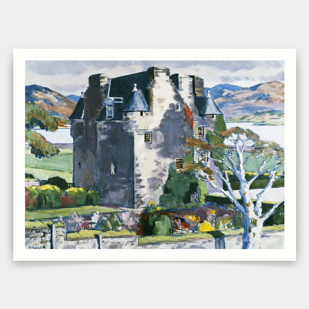 Francis Campbell Boileau Cadell,barcaldine Castle,art Prints,vintage ...
