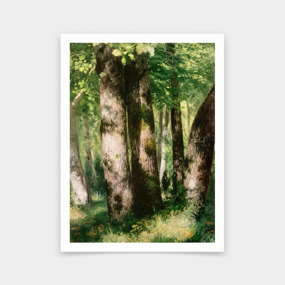 Pierre Auguste Renoir,in the Forest of Fontainebleau,art Prints,vintage ...