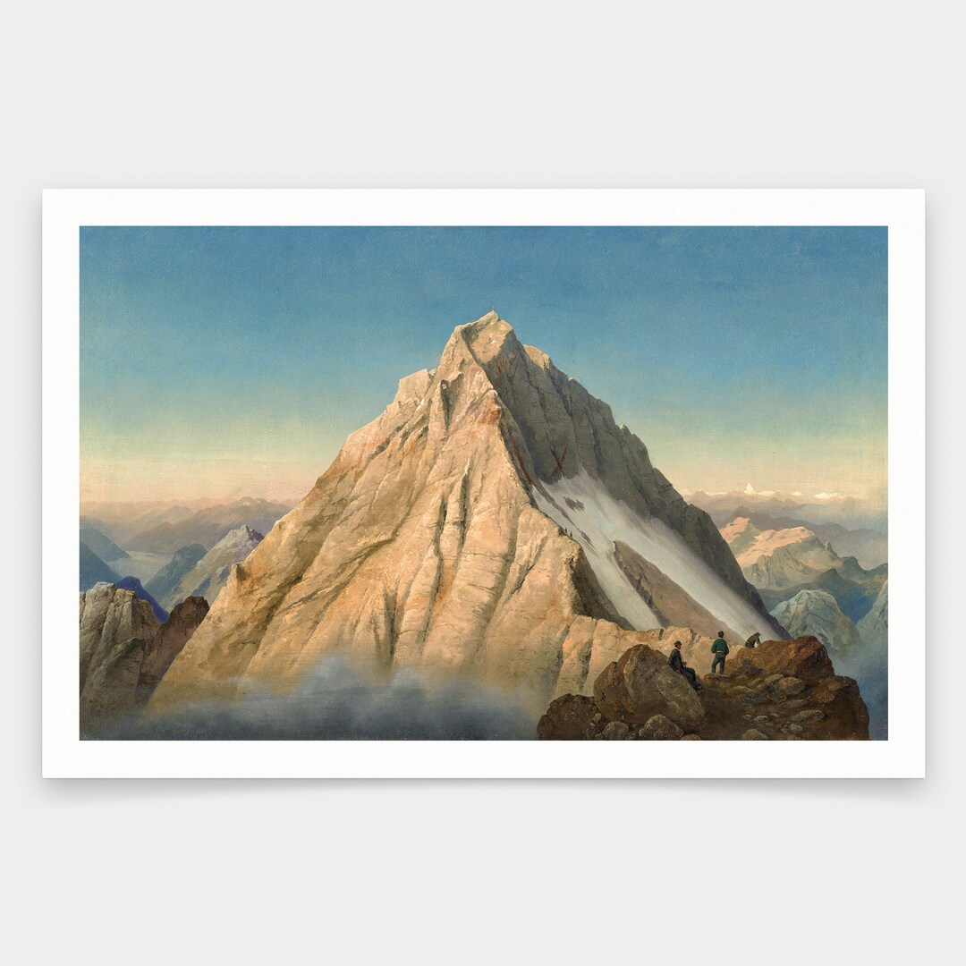 Marko Pernhart,peak of Mount Triglav,art Prints,vintage Art,canvas Wall ...