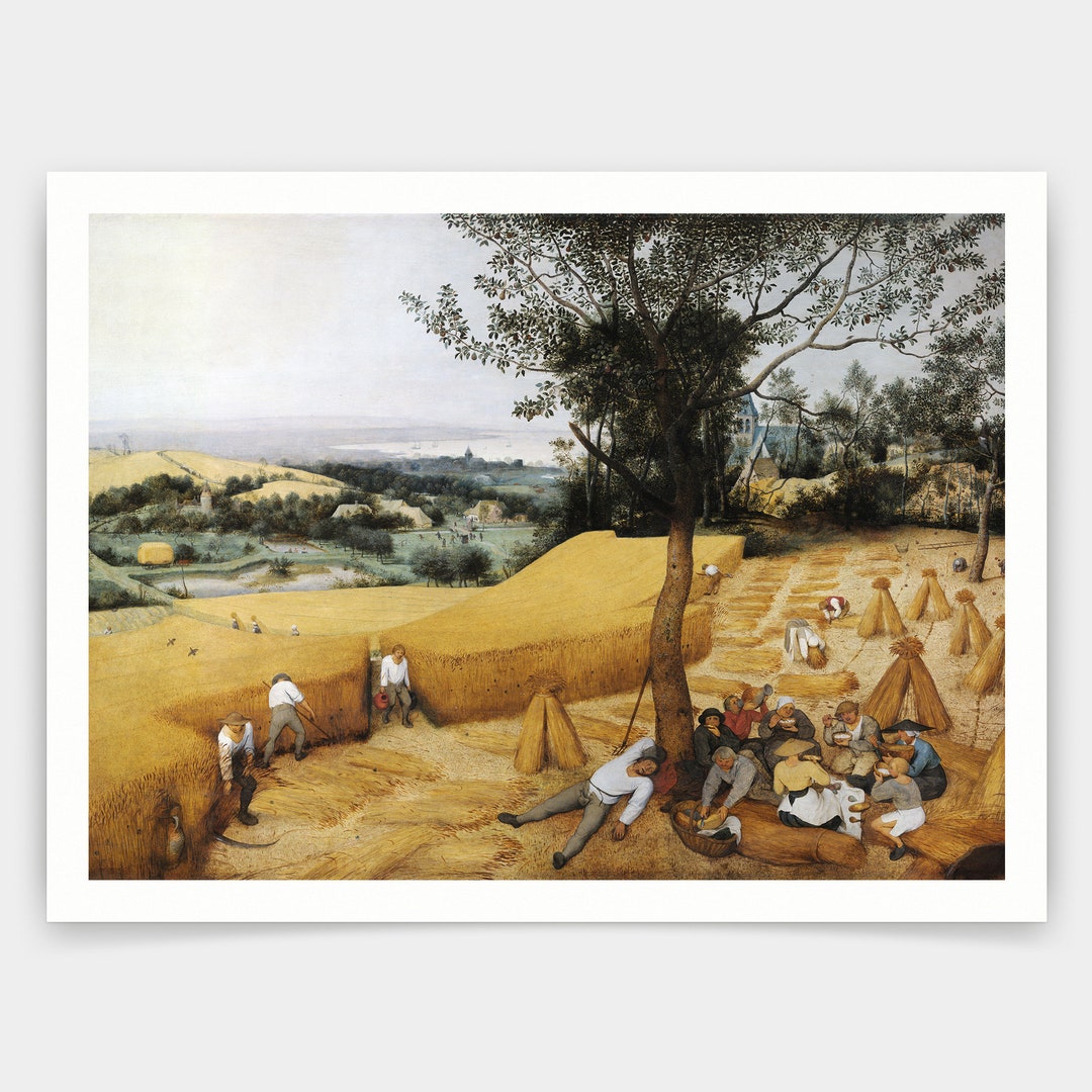 Pieter the Elder Bruegel,the Harvesters,1565,art Prints,vintage Art ...
