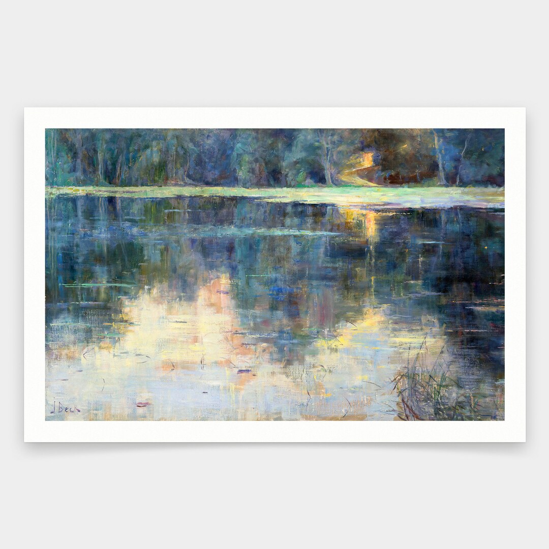 Julia Beck,the Last Ray of Sunshine,art Prints,vintage Art,canvas Wall ...