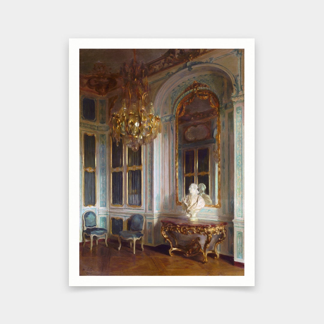 Maurice Lobr,dauphin's Library at Versailles 1903,art Prints,vintage ...