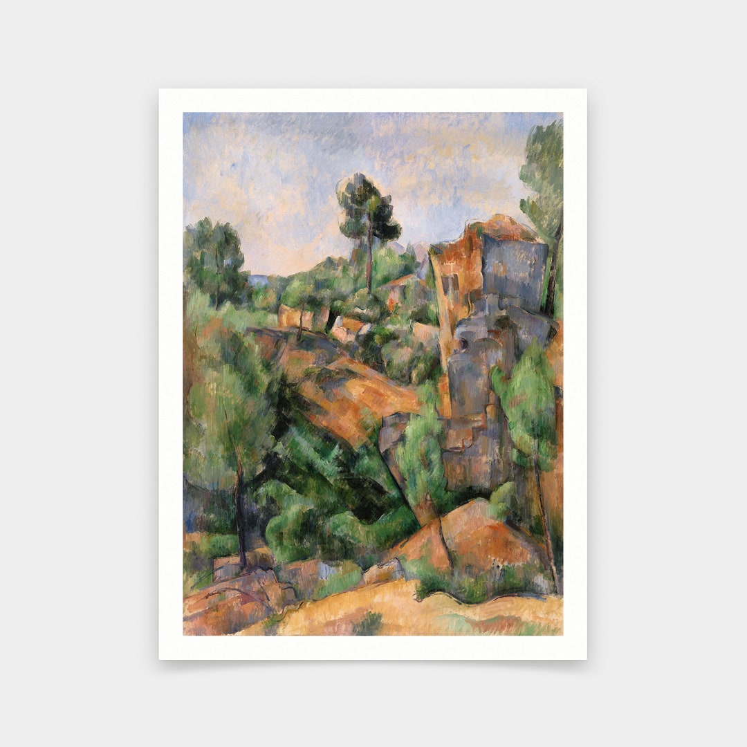 Paul Cezanne,bibemus Quarry,art Prints,vintage Art,canvas Wall Art ...