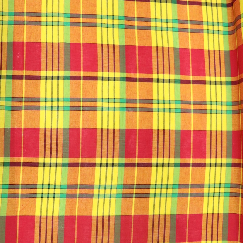 Madras Fabric - Etsy