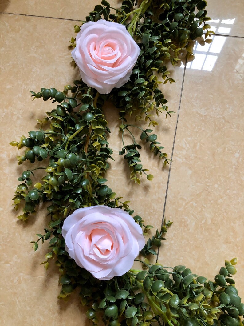 6ft Rustic Eucalyptus Table Runner Garland Christmas Garland - Etsy