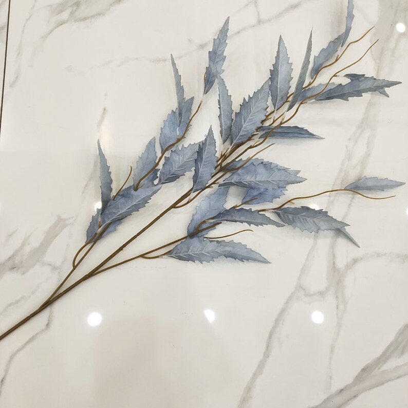 Artificial Artemisia Argyi Branches Wedding Leaves Colorful Greenery ...