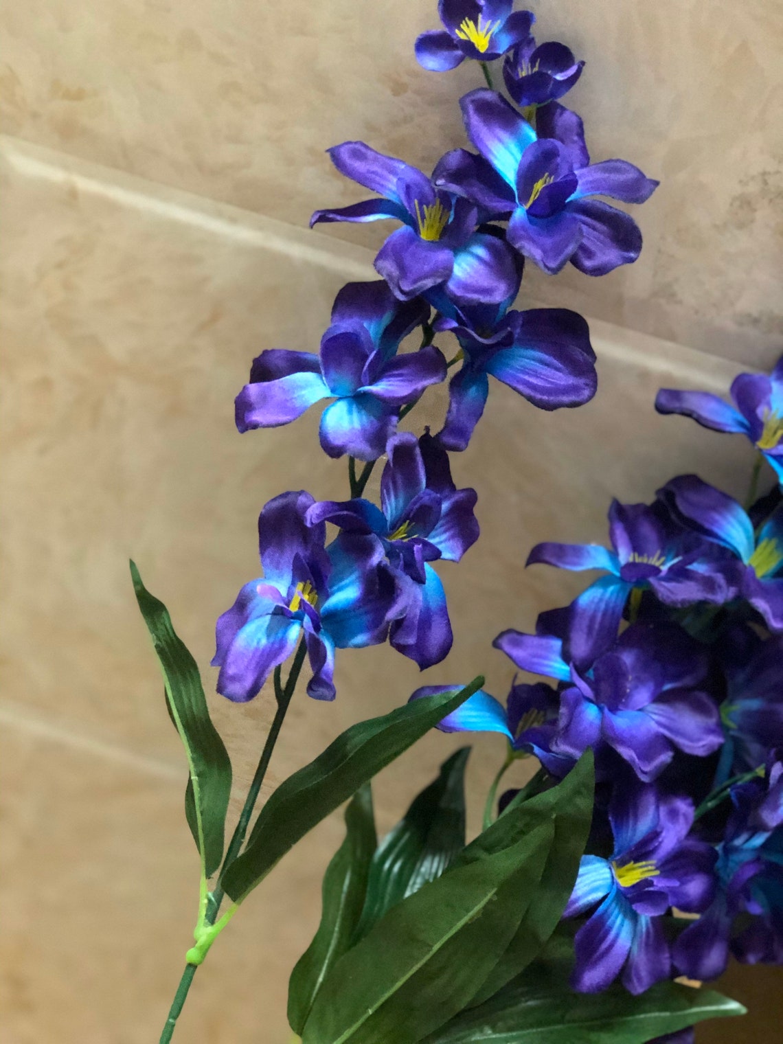 Galaxy Orchid Purpl Blue Turquoise Wedding Flowers - Etsy