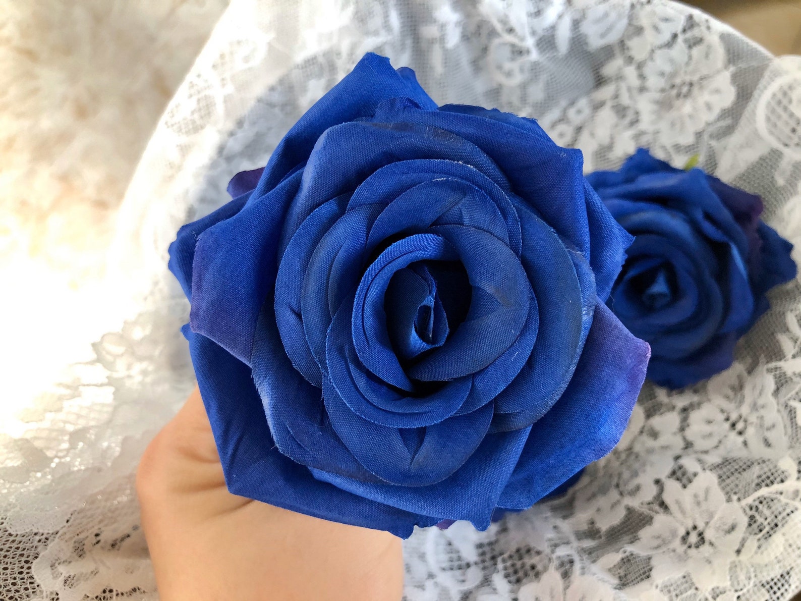 10-100PCS Royal Blue Artificial Rose Royal Blue Flowers | Etsy