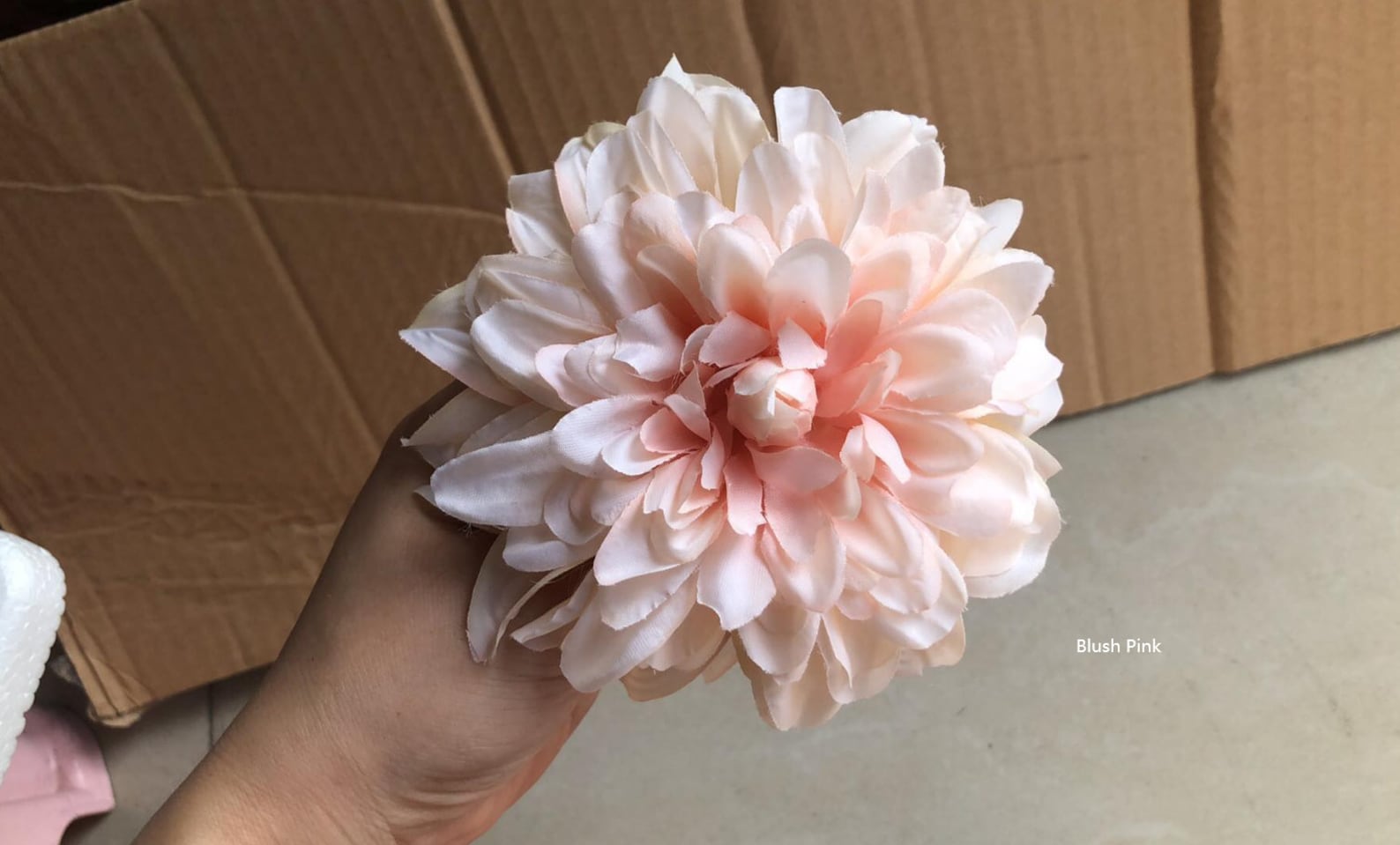 Wholesale Rust Orange Dahlia Flowers ,dusty Blue Dahila Head for ...