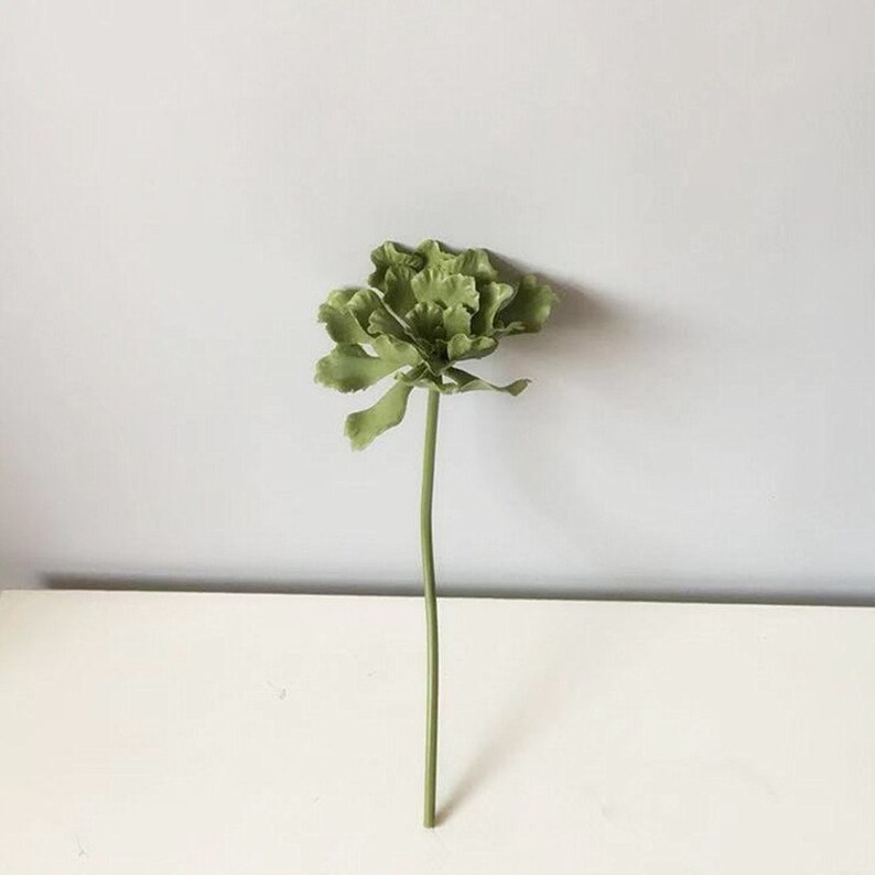 Artificial Lotus Succulent Green Lotus Flowerslotus for - Etsy