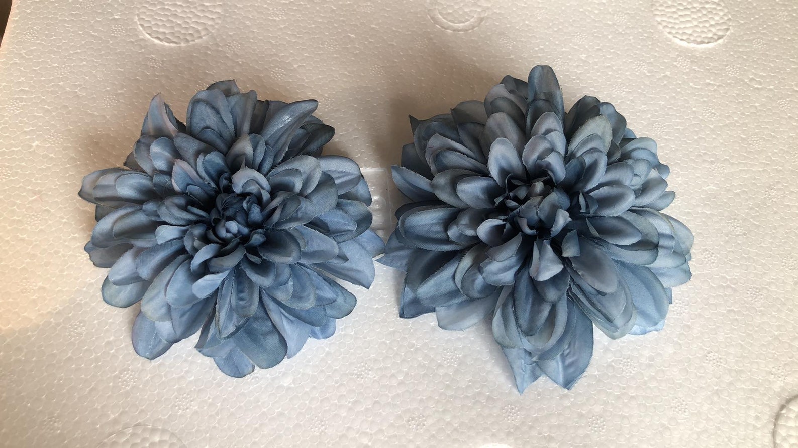 Wholesale Rust Orange Dahlia Flowers ,dusty Blue Dahila Head for ...