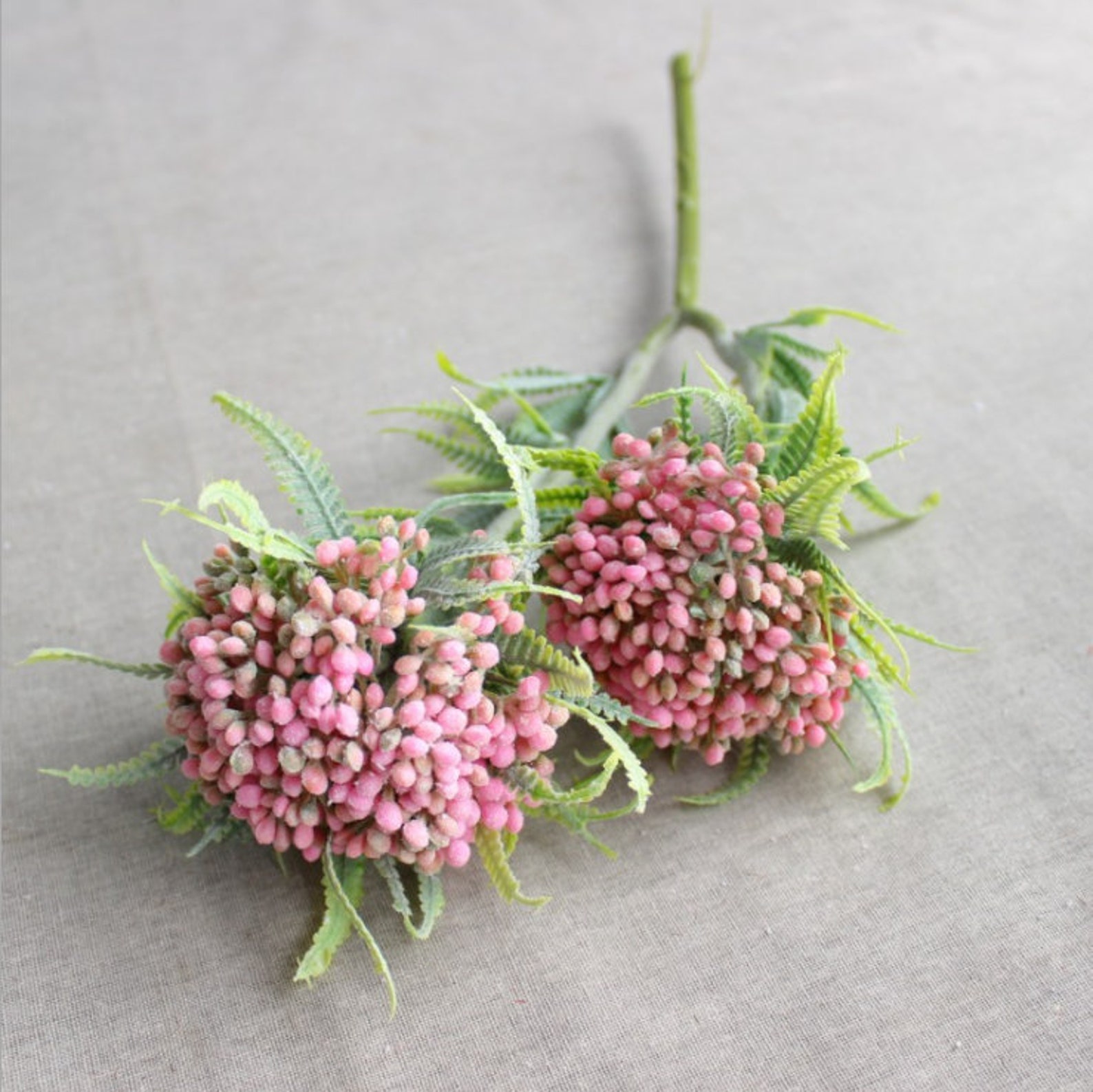 Artificial Berry Stem 14inch, Small Filler, Bouquet Filler, Plastic ...