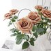10pcs Artificial Rose High Quality Brown Rose, 45cm Artificial Single ...