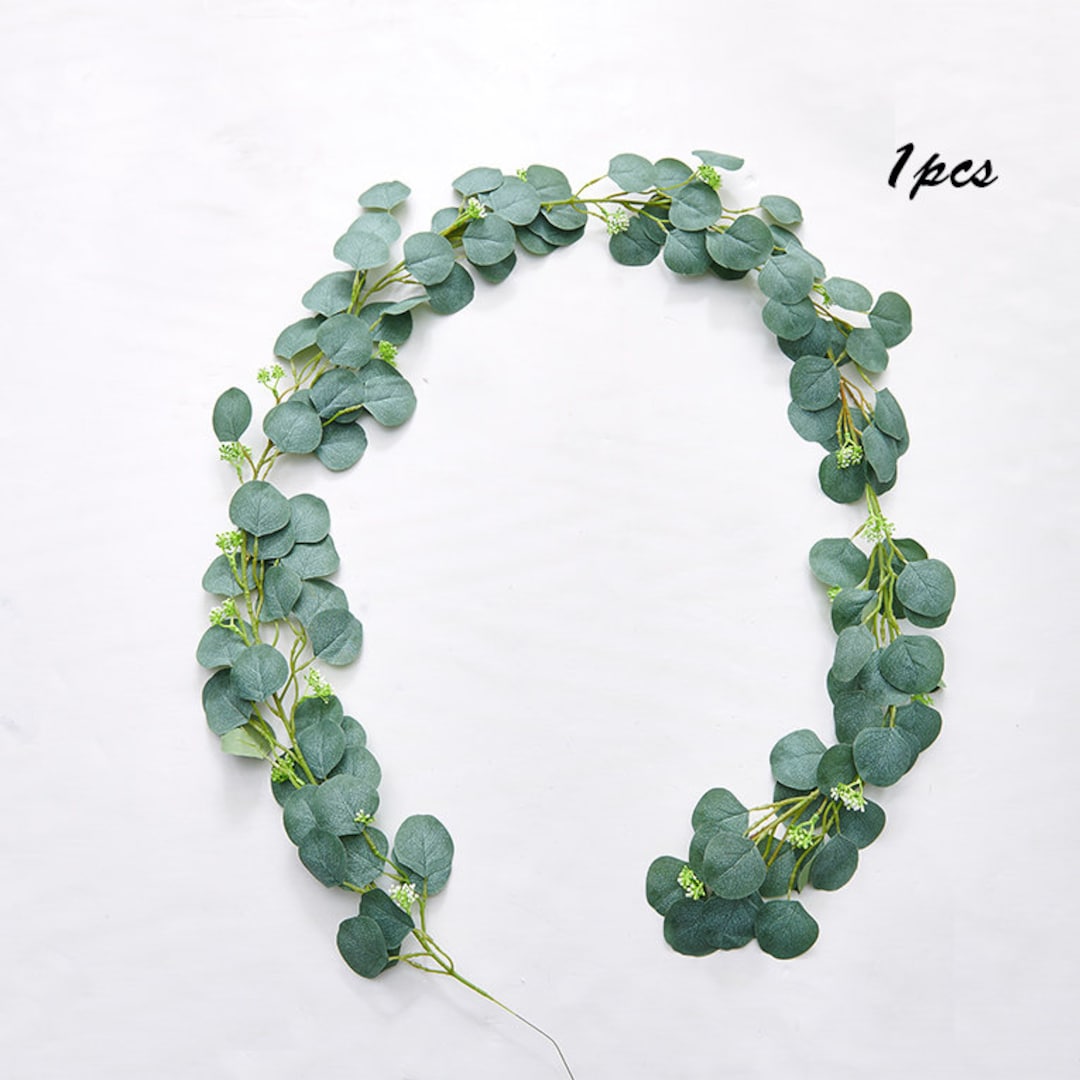 6feet Seeded Eucalyptus Garland, Eucalyptus Leaves Runner Table Garland ...
