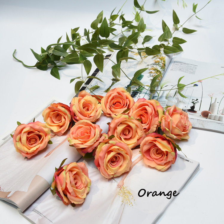 10-100pcs Wholesale Artificial Rose Simulation Flower Head - Etsy