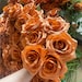10pcs Orange Terracotta Rose With Long Stems 45cm in Length ...