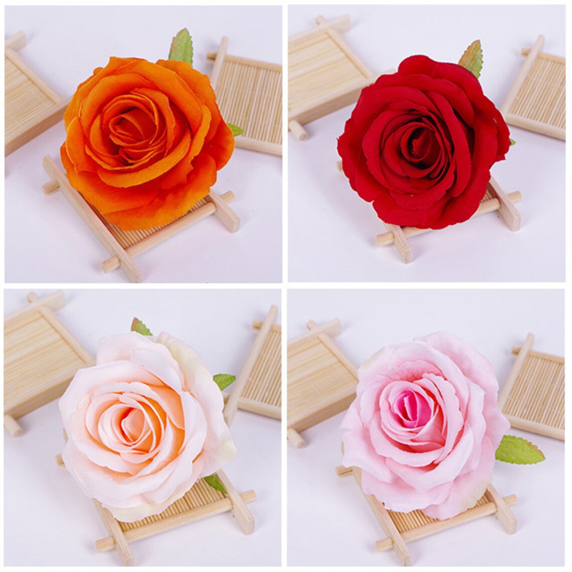 Wholesale 50-100pcs Artificial Roses Flowersroses Flowers - Etsy