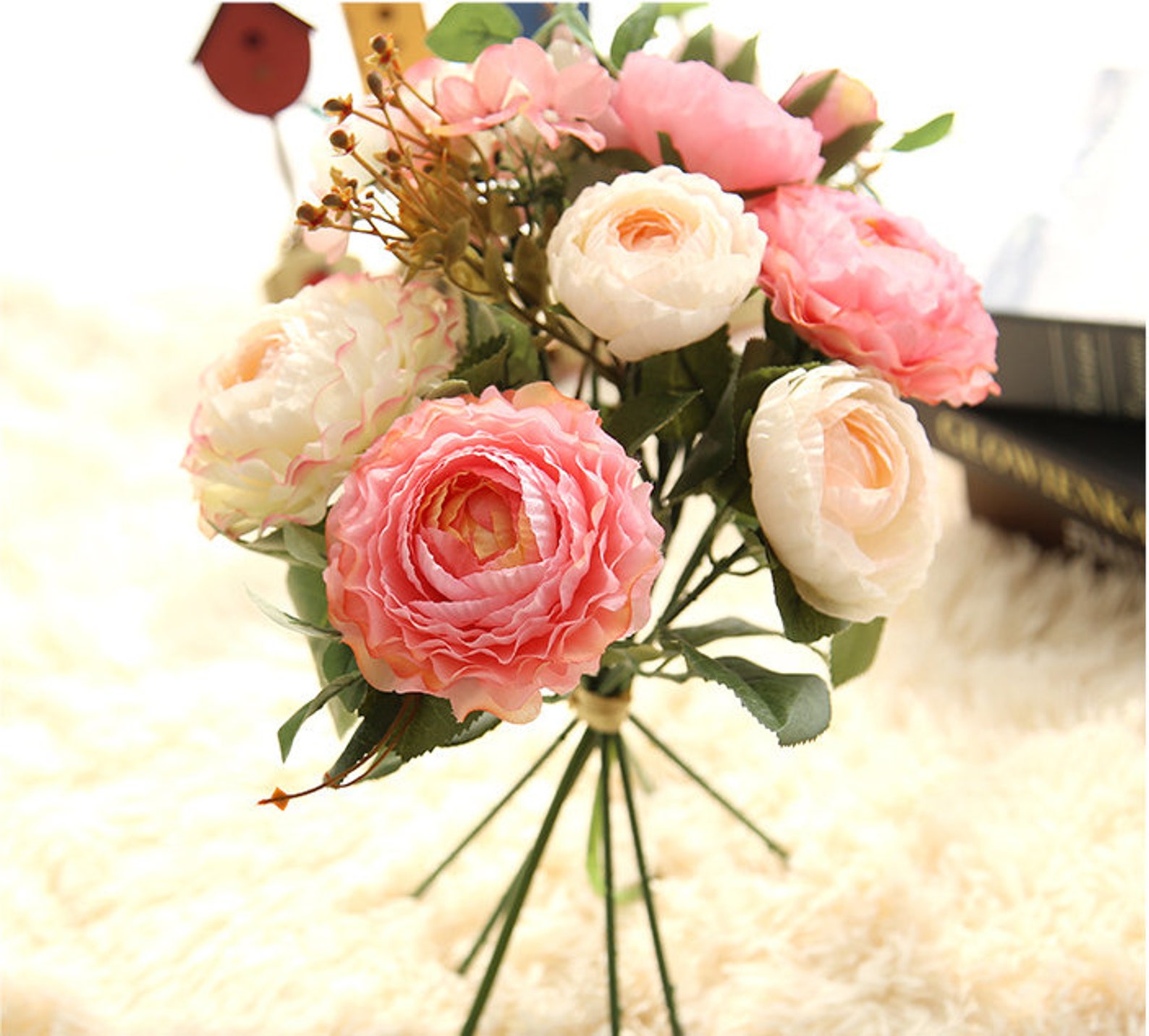 Ranunculus Bouquets Artificial Ranunculus Ranunculus - Etsy