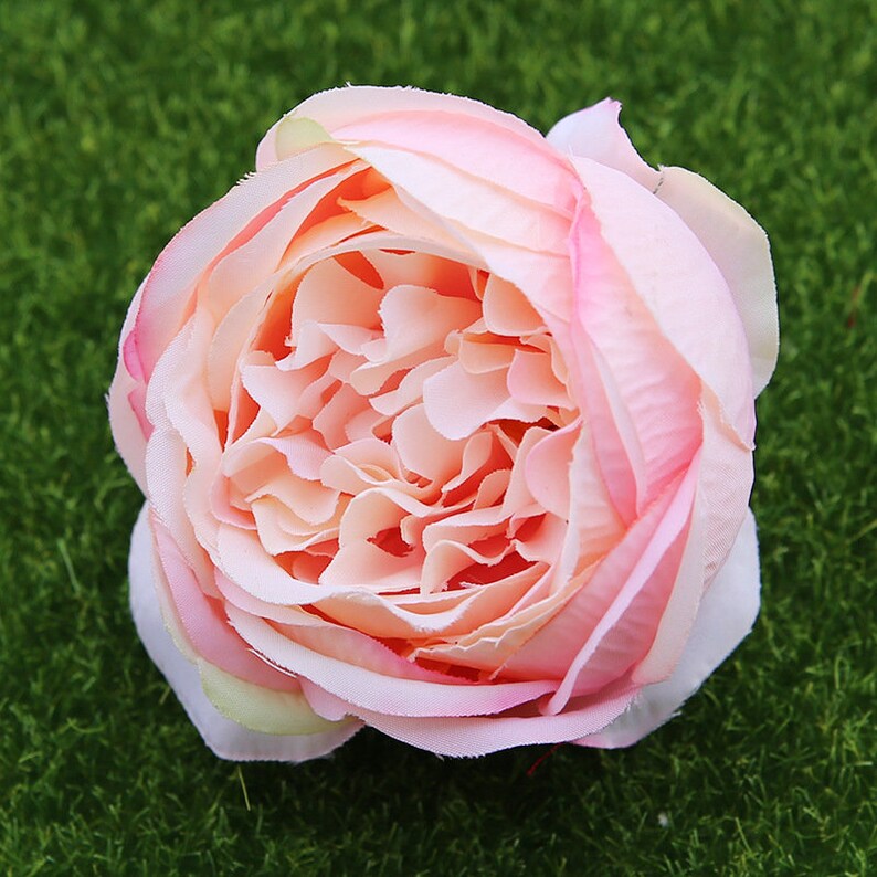 Artificial Peonies Fake Peony Heads With Stems Fake Peonies - Etsy