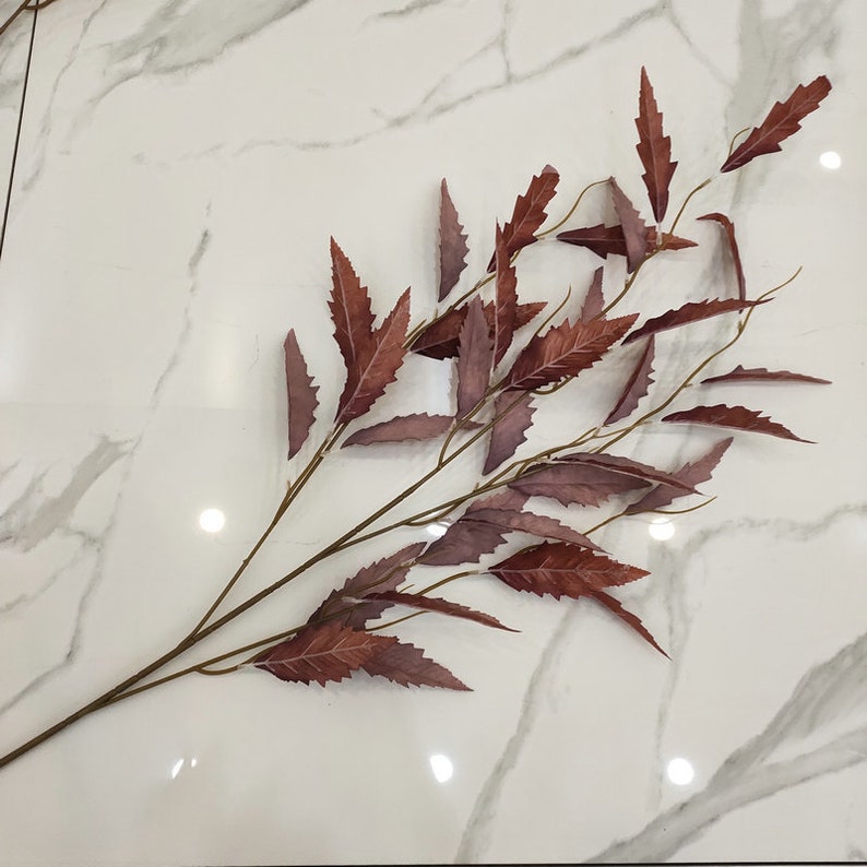 Artificial Artemisia Argyi Branches Wedding Leaves Colorful Greenery ...
