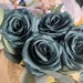 Emerald Green Rose Head, 10pcs High Quality Emerald Green Silk Flowers ...