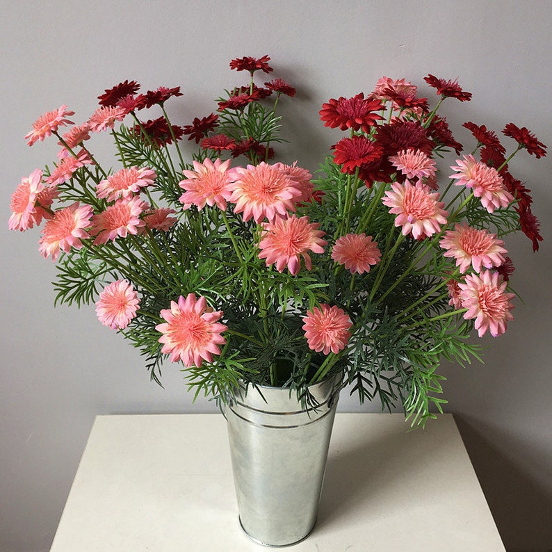 Artificial Cornflower 7 Flower Head Cornflower Artificial - Etsy