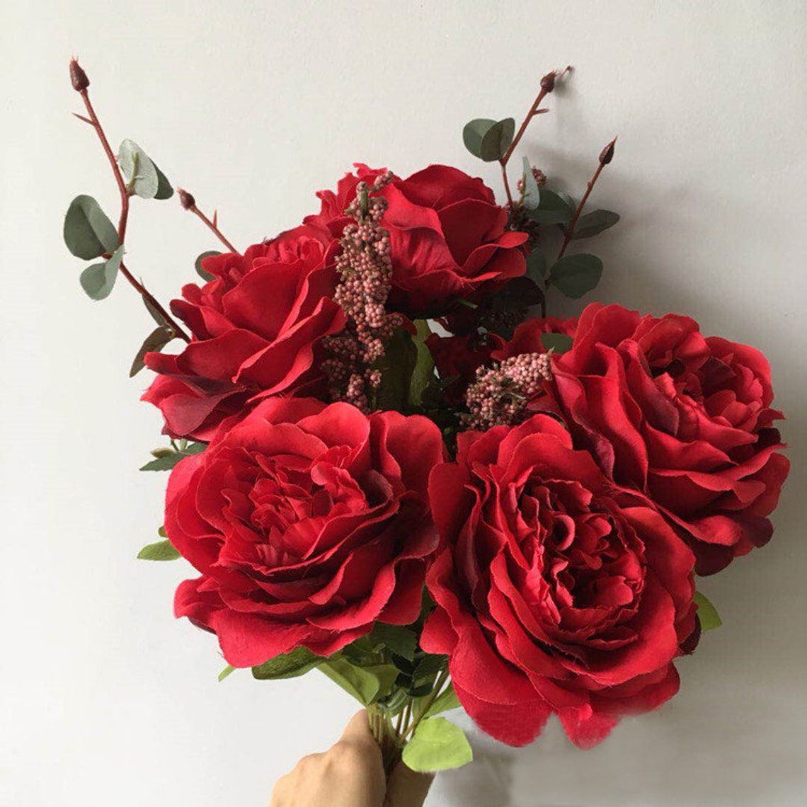 Artificial Peony Silk Peony Flowers Fake Peony Fake | Etsy