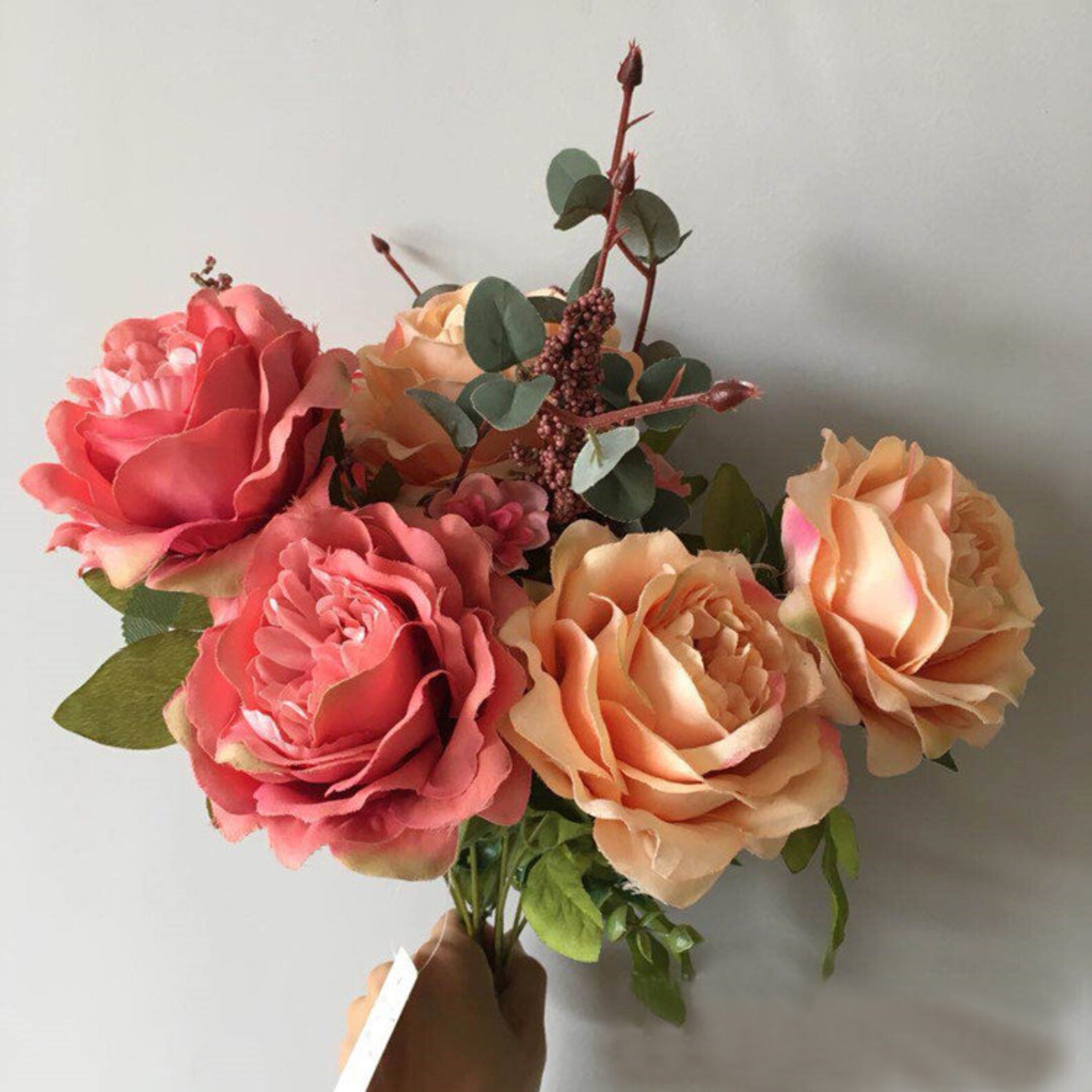 Artificial Peony Silk Peony Flowers Fake Peony Fake | Etsy