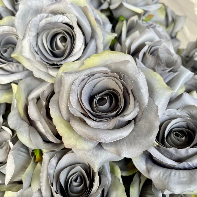 Gray Flowers - Etsy