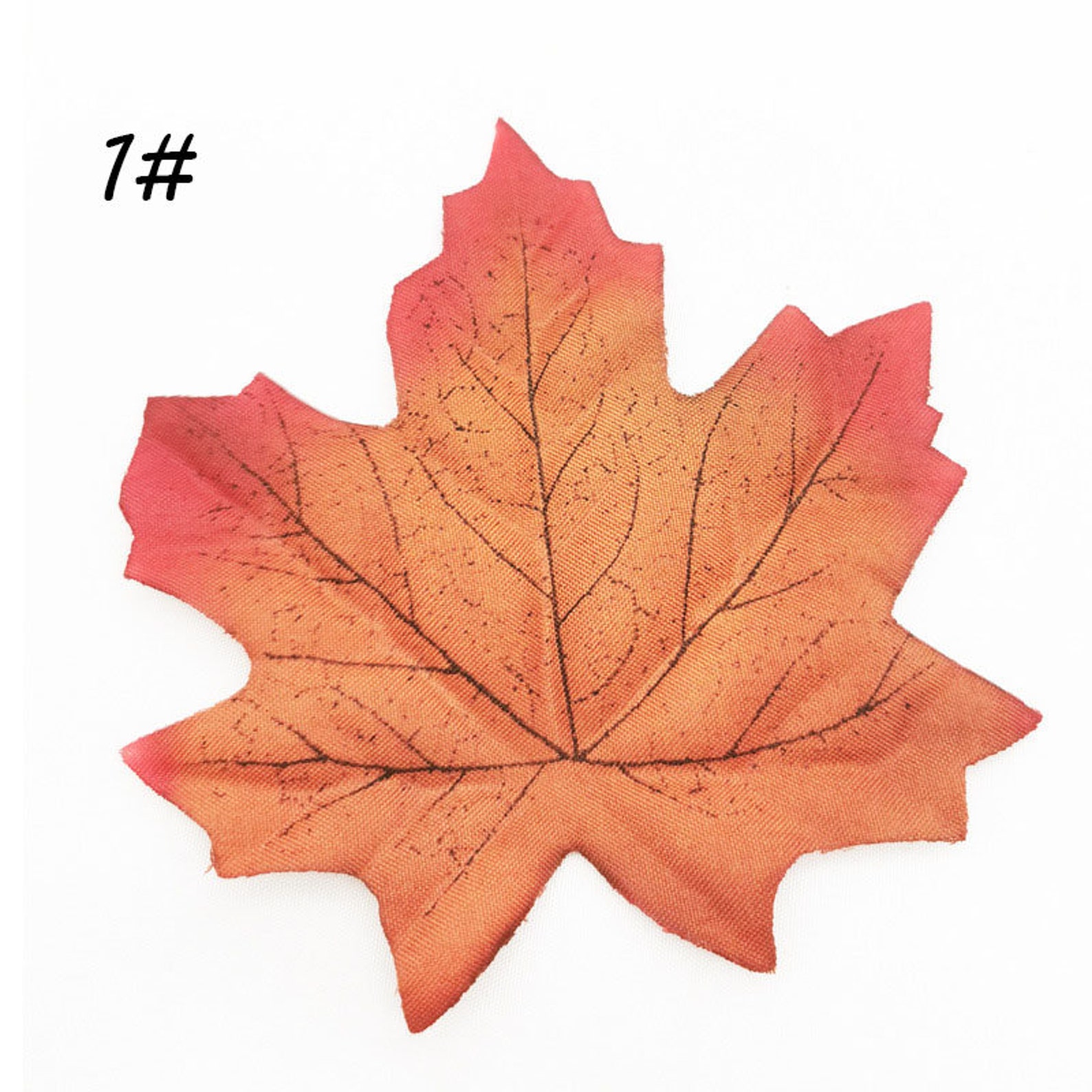 200 Fall Artificial Maple Leaves Assorted Mixed Autumn Colored | Etsy