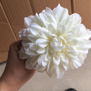 Wholesale Rust Orange Dahlia Flowers ,dusty Blue Dahila Head for ...