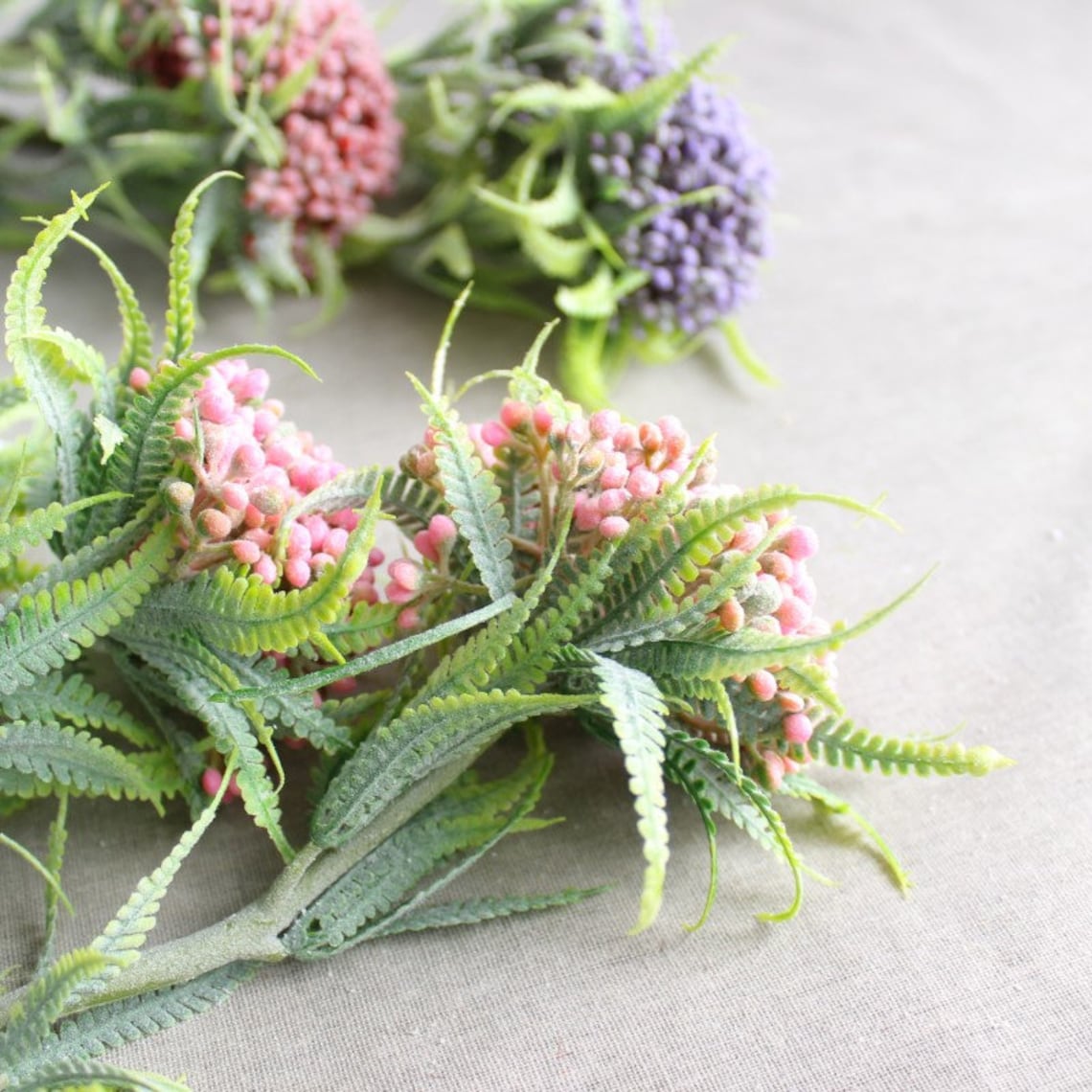 Artificial Berry Stem 14inch, Small Filler, Bouquet Filler, Plastic ...