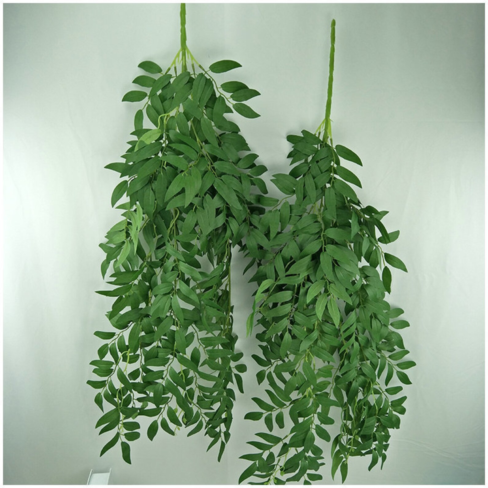 Simulation Flowers Wholesale Simulation Willow Leaves Wall - Etsy