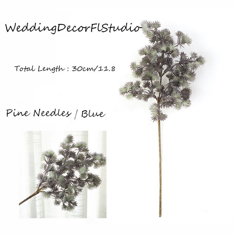 Artificial Pine Needles Branches Craft Fake Plastic Pine for - Etsy