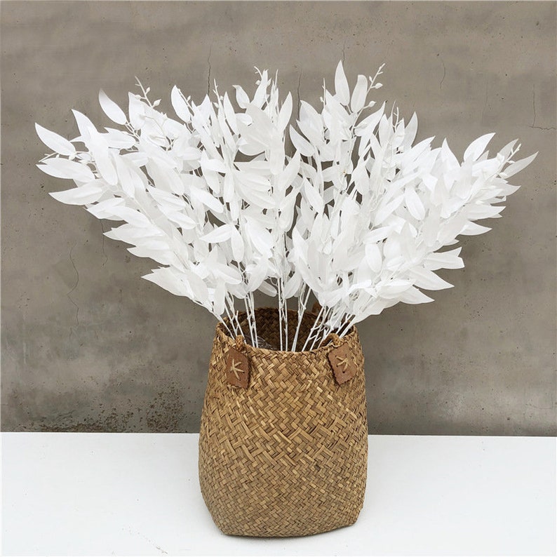 Artificial Willow Leaves Stems Willow Stems Silk Willow | Etsy