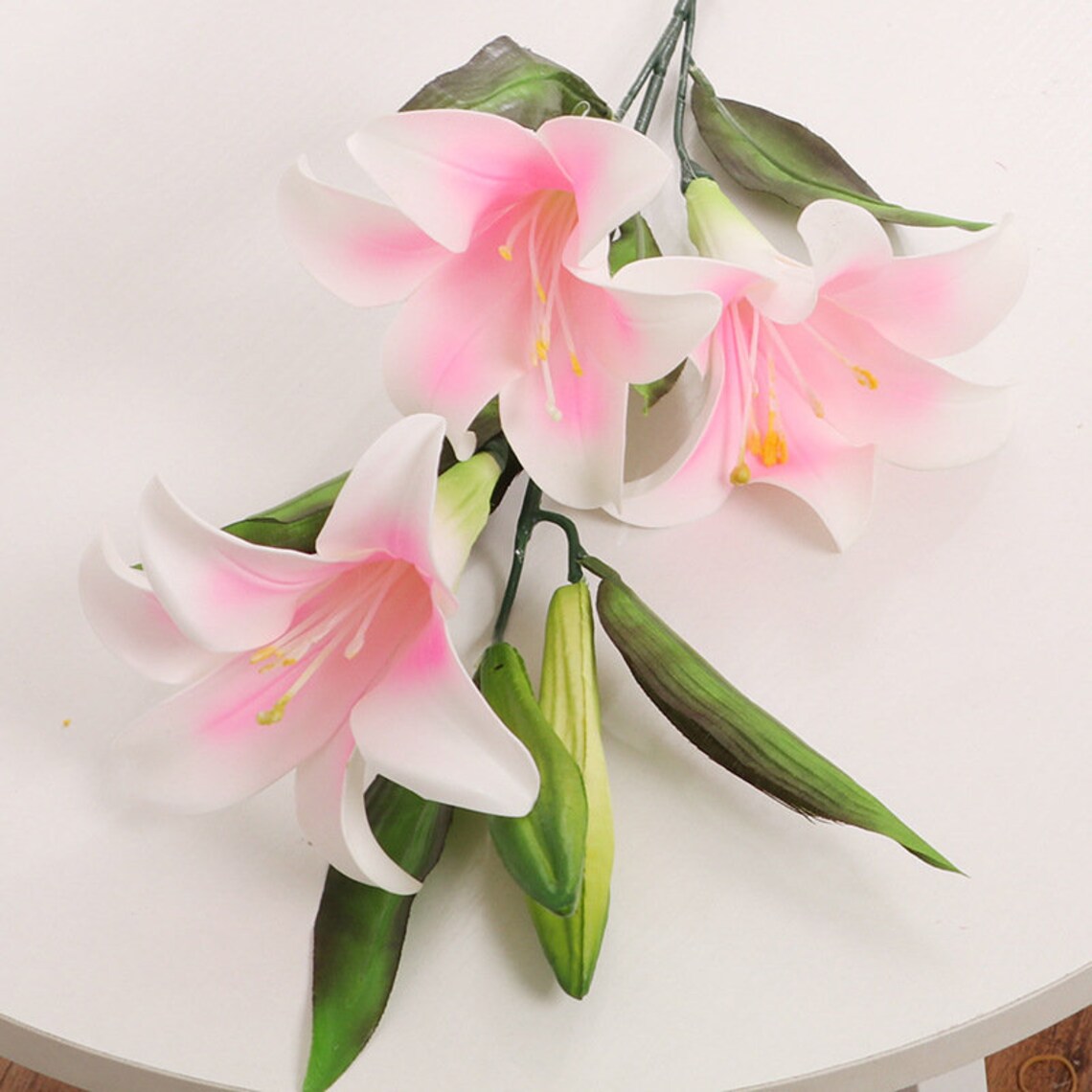 Real Touch Artificial Lily Flowers Full Bloom Artificial | Etsy