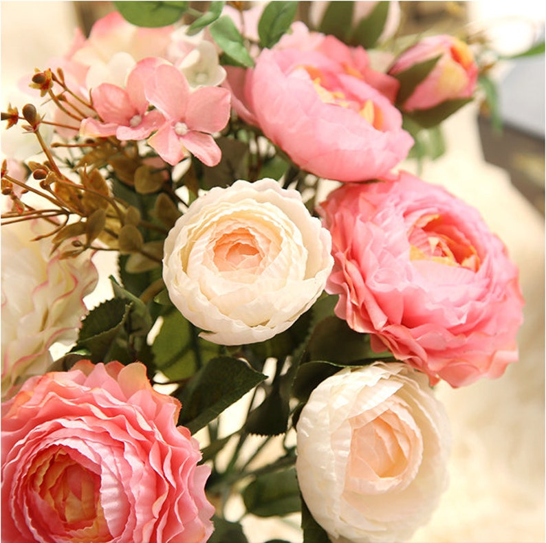 Ranunculus Bouquets Artificial Ranunculus Ranunculus - Etsy