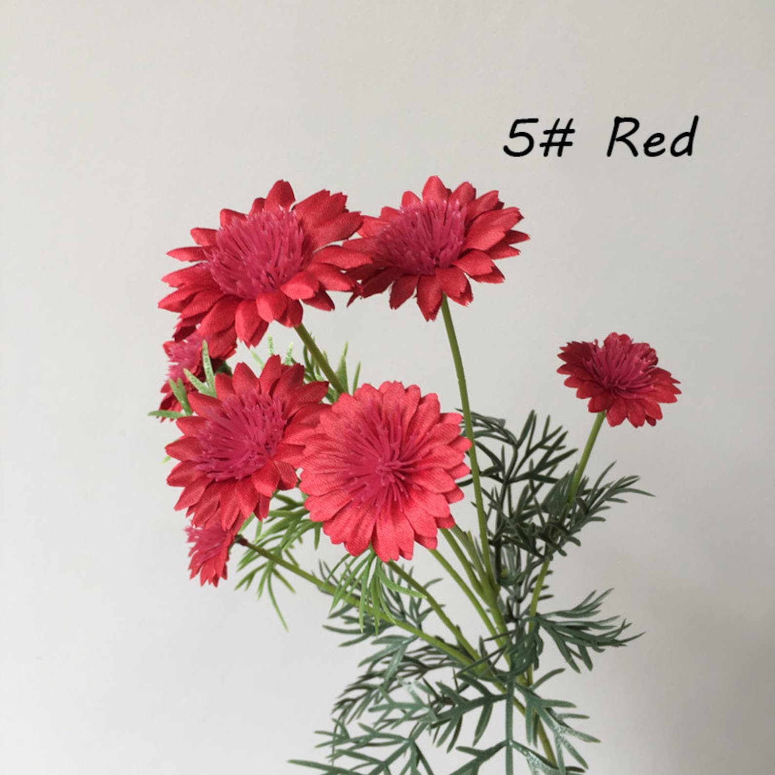 Artificial Cornflower 7 Flower Head Cornflower Artificial - Etsy