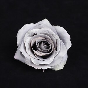 50-100pcs Grey Rose Heads, 10cm High Quality Roses Head, Burgundy Roses ...