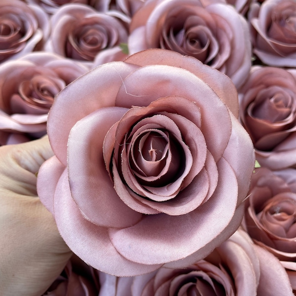 Mauve Silk Flowers - Etsy