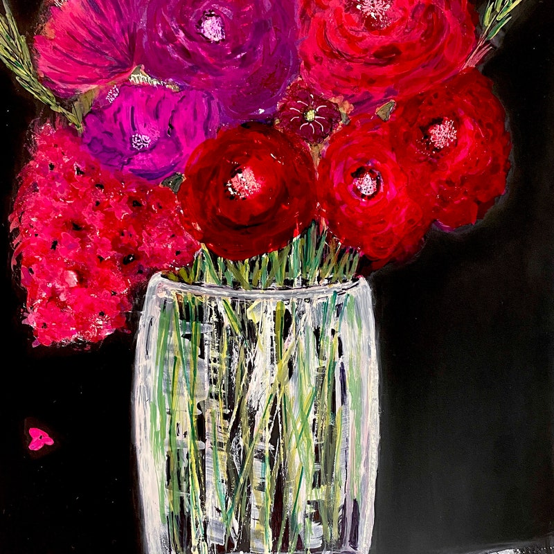 Alcohol Ink Vase - Etsy