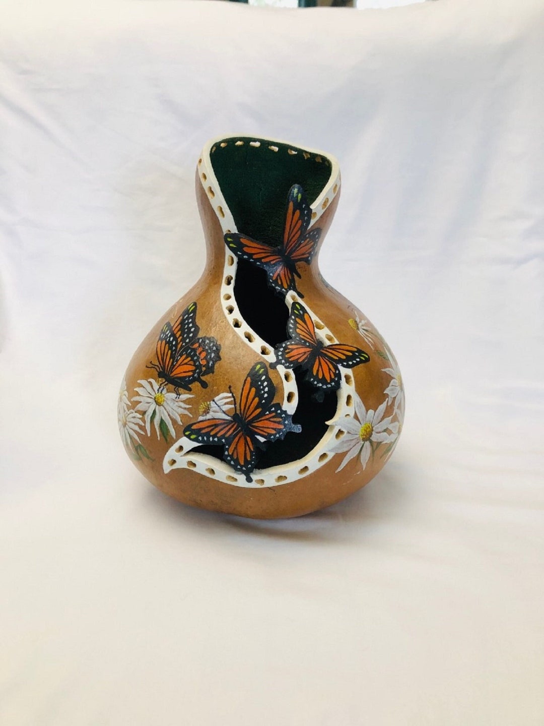 Monarch Butterfly Vase - Etsy