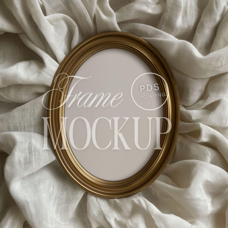 Gold Fabric Frame - Etsy