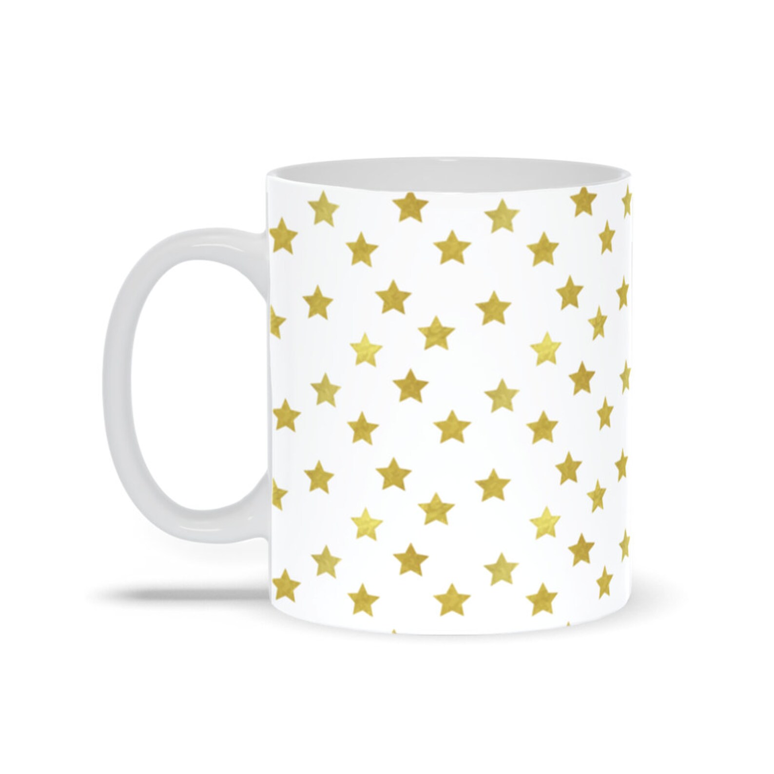Mug With Gold Stars Design | Etsy